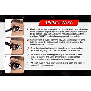 Ardell Individual Lashes X-tended Wear-105, 4-Pack