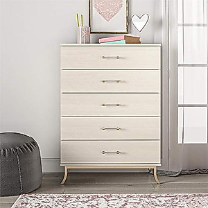 Little Seeds Monarch Hill Clementine White 5 Drawer Dresser