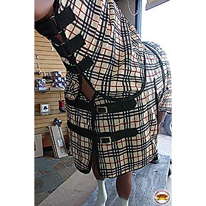 HILASON 75 Inches Horse Fly Sheet Ultra Violet Rays Protect Mesh Bug Mosquito Summer Spring | Fly Sheet | Horse Turnout Sheet | Fly Sheet for Horses | Bug and Mosquito Protection | Fly Sheet for Horse