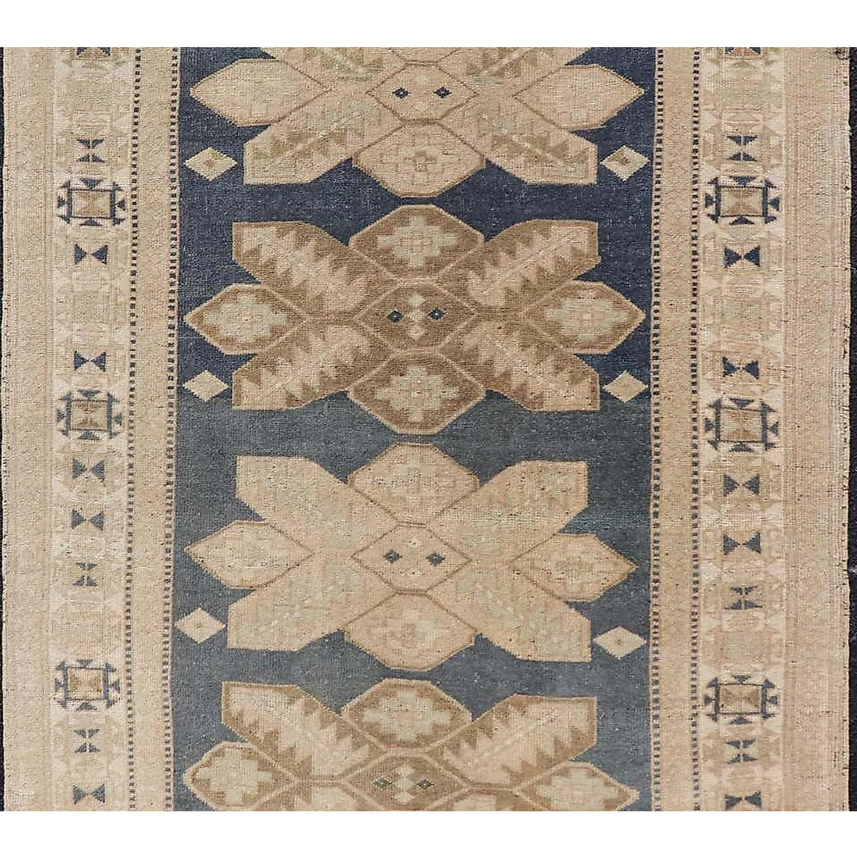 8x10 Beige Oushak Knotted Carpet Hand Made Rug