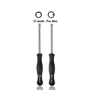 HUZTL Carburetor Adjustment Tool (21-Teeth Splined + Pac Man) Carburator Adjusting Kit for 2-Cycle Small Engine Poulan Husqvarna Homelite Weed Eater Craftman Echo Trimmer Blower