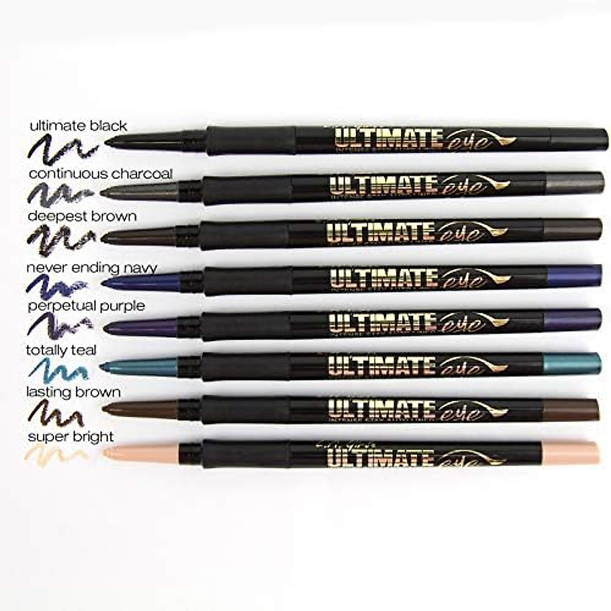 L.A. Girl Ultimate Intense Stay Auto Eyeliner- Lasting Brown