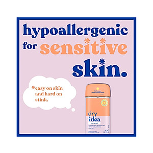 Dry Idea AdvancedDry Unscented Antiperspirant & Deodorant Clear Gel 3.0FL OZ (Pack of 3)