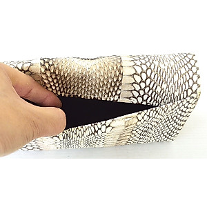 Authentic Snake Skin Women's Long Bifold Cobra Snake W/Head Purse Wallet