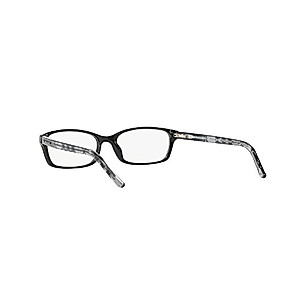 BURBERRY BE 2073 3164 Black Plastic Rectangle Eyeglasses 53mm
