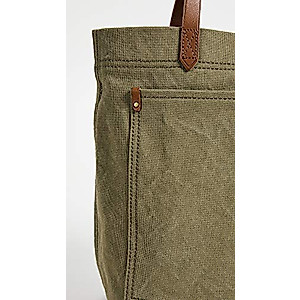 Madewell Women's The Canvas Medium Transport Tote, British Surplus, Black, One Size