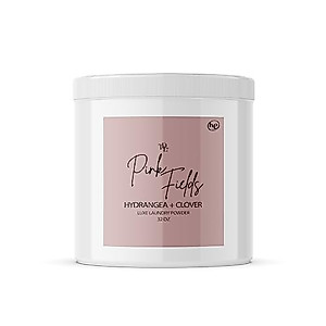 The Diamond Life Home 'PINK FIELDS', Natural Laundry Detergent Powder - Hydrangea & Clover, Plant Based | High Efficiency & Standard Machine Washing |Concentrated,Nontoxic,Biodegradable | Stain & Odor Removal (32 oz / 64 Loads)