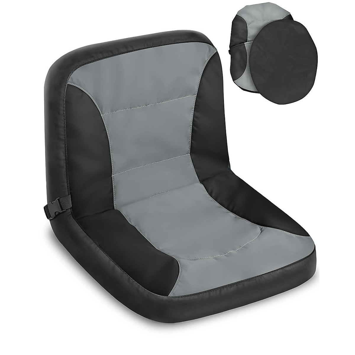 PACETAP Riding Lawn Mower Seat Cover with Waterproof Cover, Durable Polyester Universal Lawn Mower Seat Cover Compatible with John Deere, for Craftsman, for Cub Cadet, for Kubota (Splicing,Medium)