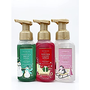 Bath And Body Works Holiday Trio Gentle Foaming Hand Soap, Set of 3