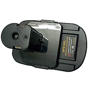 AuthFrank BPS18RL Battery Adapter for Black&Decker for Porter Cable for Stanley 20V Lithium Battery for Ryobi 18V P108 Battery