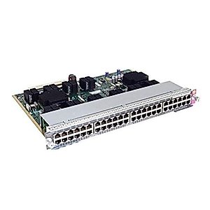 Cisco WS-X4648-RJ45V+E Network Switch Module Fast Ethernet, Gigabit Ethernet Catalyst 4500E Series 48-Port, PoE, PoEP, 10/100/1000 (RJ-45)