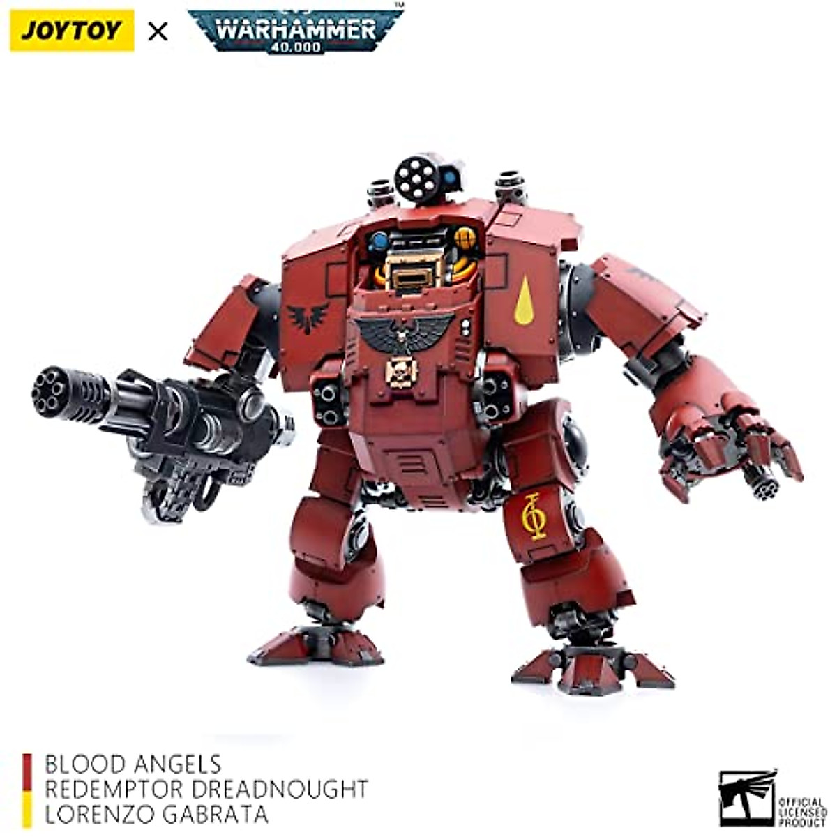 JOYTOY Warhammer 40K 1/18 Action Figures Joy Toy Mecha Blood Angels Redemptor Dreadnought Lorenzo Gabrata
