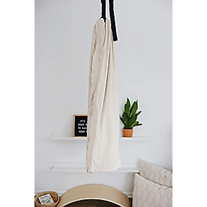 Marlowe & Co Indoor Sensory Therapy Swing for Children, Double Layer Cotton Swing, Hardware Included, Swing and Hammock Chair for Sensory Integration (Oat)