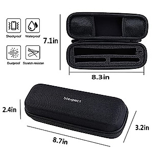 Case Compatible with Philips Sonicare 4100 5100 6100 6500 9300 9500 9700 9750 Rechargeable Electric Toothbrush.Electric Toothbrush Travel Case Carrying Case with Mesh Pocket for Accessories Charger.