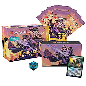 Magic: The Gathering Dominaria United Bundle | 8 Set Boosters + Accessories