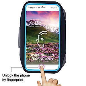 Running Cell Phone Holder Armband Sports Arm Bands for iPhone 8 Plus 11 Pro Max XS Max Samsung Galaxy S21 FE S22+ S9+ S10 Plus A51 A50 A10s Google Pixel 6 5a 5G 3XL Gym Workout Exercise Sleeve