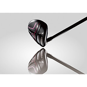 Aspire PRO-X Ladies Womens Complete Right Handed Golf Clubs Set Includes Titanium F Driver, 3 Fairway Wood, 4-5 Hybrids, 7-SW Irons, Putter, Cart Bag, 4 H/C's (Regular Size, Right Hand)