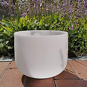 KVKA 10 Inch F 432hz Heart Chakra Crystal Singing Bowl With Heavy Duty Carrying Case for Yoga Sound Bath Musical Healing