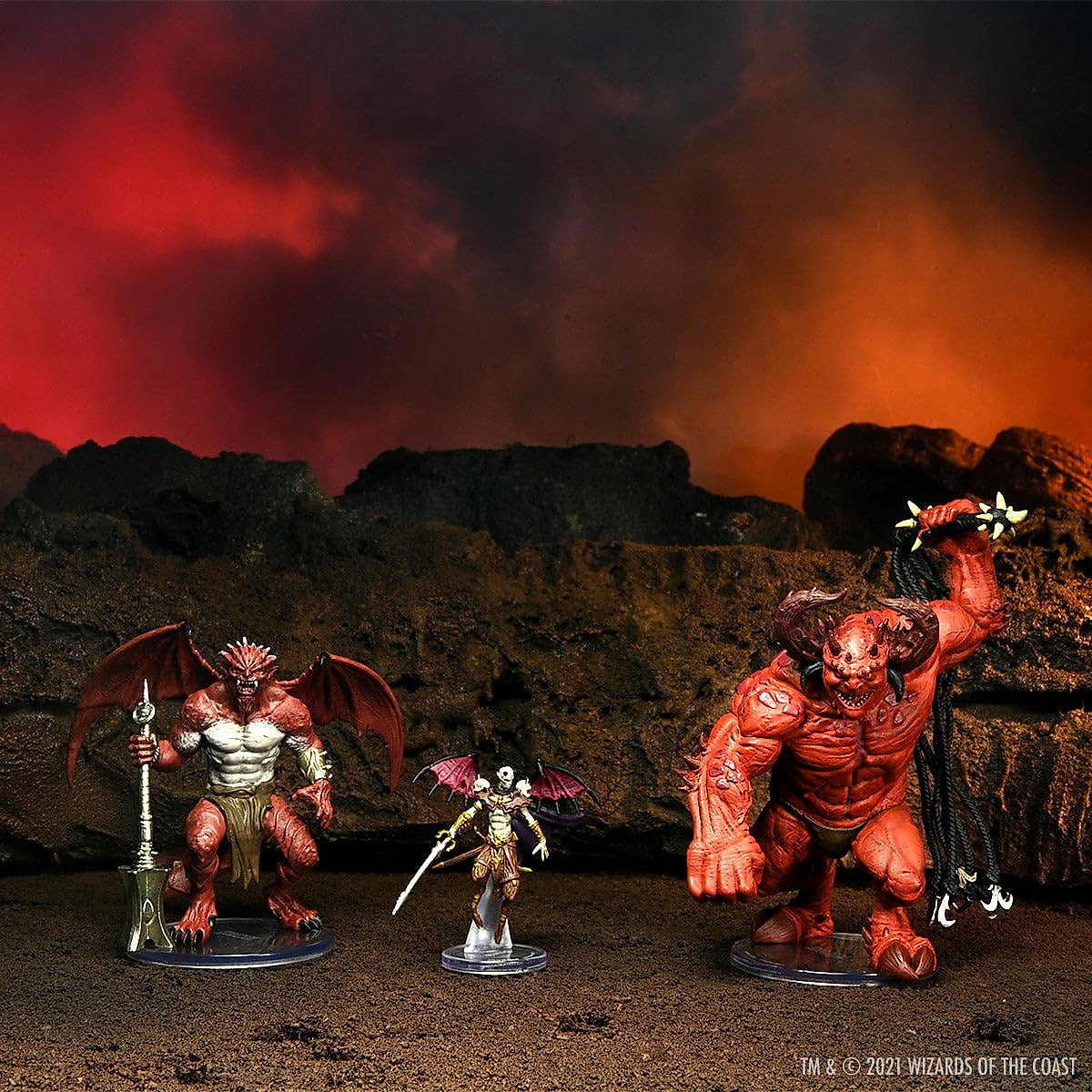 D&D Icons of the Realms: Archdevils - Hutijin, Moloch, Titivilus