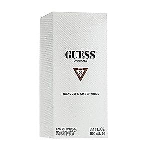 GUESS Originals Type 3 Tobacco & Amberwood Eau de Parfum Perfume Spray For Unisex 3.4 Fl. Oz.
