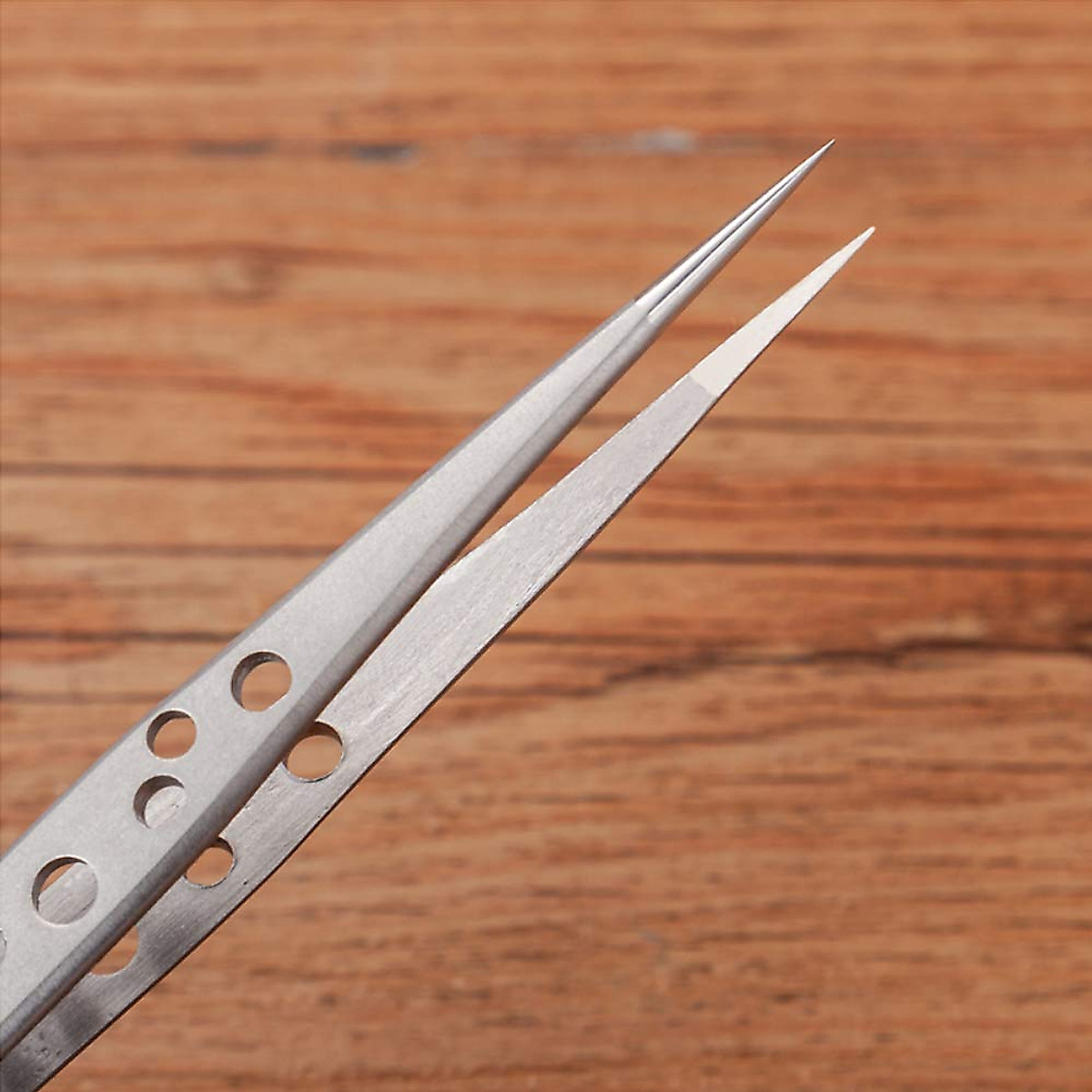 Wolfride Stainless Steel Tweezers Precision Tweezer Tool Set for Electronics Repair, Crafting (5 Pcs)