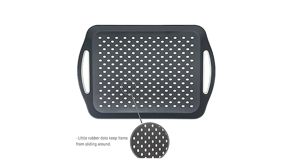 Non-Slip Serving Tray 3-Pack - Secure & Stable Food Transport
