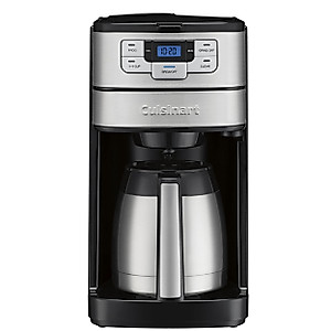 Cuisinart CBT-2000 3.5 Peak Hurricane Pro Blender, Gunmetal, Gun Metal & 10 Cup Coffee Maker with Grinder, Automatic Grind & Brew, Black/Silver, DGB-450
