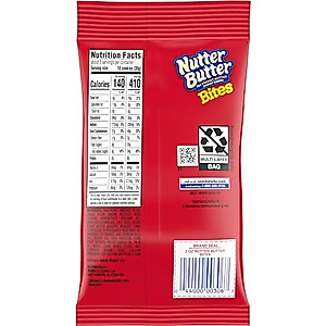 Nutter Butter Bites Peanut Butter Sandwich Cookies, Big Bag, 12 - 3 oz Packs
