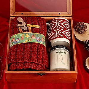 Lavender Candles for Home Scented Candles Gifts for Women 7 oz 50 Hrs Long Lasting Highly Scented Soy Lavender Candle Set for Body Relaxation & Stress Relief, 2 Pcs