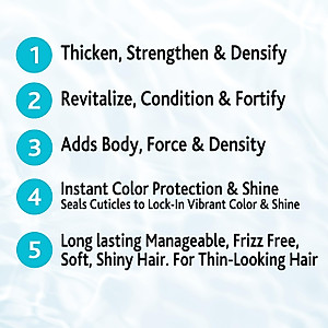 SNOBGIRLS NORMADENSE 2 Vegan Biotin Shampoo for Dry, Fine Hair. Strengthening Shampoo with Argan Oil and Biotin (10.1 Fl Oz)