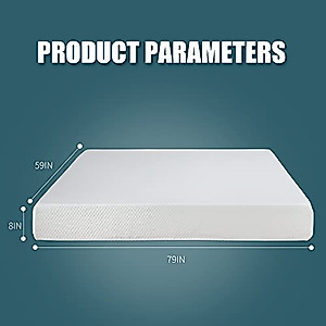Sentiment Memory Foam Mattress 8 inch Gel Mattress Cool Sleep Pressure Relief Medium Firm Mattresses CertiPUR-US Certified/Bed-in-a-Box/Pressure Relieving (Queen)