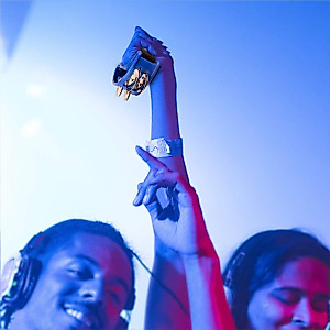 Foot Tambourine Percussion Jingle Shaker Musical Instrument Bells (Black)