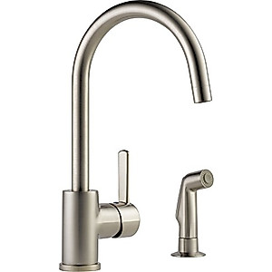 Peerless Precept Single-Handle Kitchen Sink Faucet with Side Sprayer, Stainless P199152LF-SS