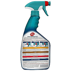 Simple Solution Pet Stain and Odor Remover | Enzymatic Cleaner with 2X Pro-Bacteria Cleaning Power | Floral Fresh, 32 Ounces