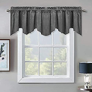 StangH Gorgeous Home Decoration Bundle Velvet Curtains & Velvet Valances