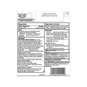 Anbesol Max Gel Size .33z Anbesol Mouth Pain Relief Gel .33oz