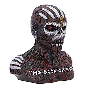 Nemesis Now Officially Licensed Iron Maiden The Book of Souls Bust Box (Small) Brown, 11.5cm