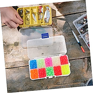 TOKIDNY 4000 pcs Colorful Float Bait Glow Lake for Night Tools Sea Fishing Assorted Line Saltwater Beads Gear Eggs Freshwater Mmplastic Color Luminous Round Mix Accessories River