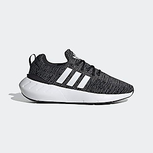 adidas Originals Baby Swift Run 22 Sneaker, Black/White/Grey, 6 US Unisex Infant
