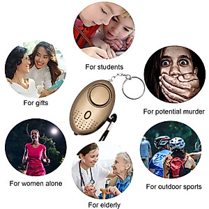 KOSIN Safe Sound Personal Alarm, 5 Pack 140DB Personal Security Alarm Keychain with LED Lights, Emergency Safety Alarm for Women, Men, Children, Elderly