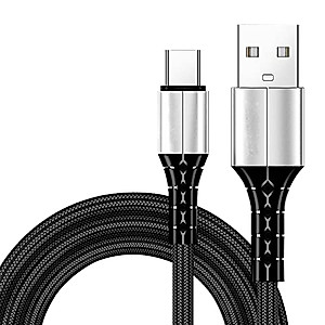 BGNTBUK Universal Charging Cable Type C USB Cable 5A Fast Charging Nylon Braided Data Cable Suitable for Android Charging Fast Charging Android Cord