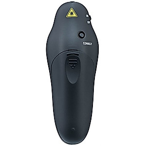 PowerPoint Presentation Clicker, USB Wireless Presenter Remote with Lazer Pointer, Black, for Microsoft Power Point RF 2.4 GHz