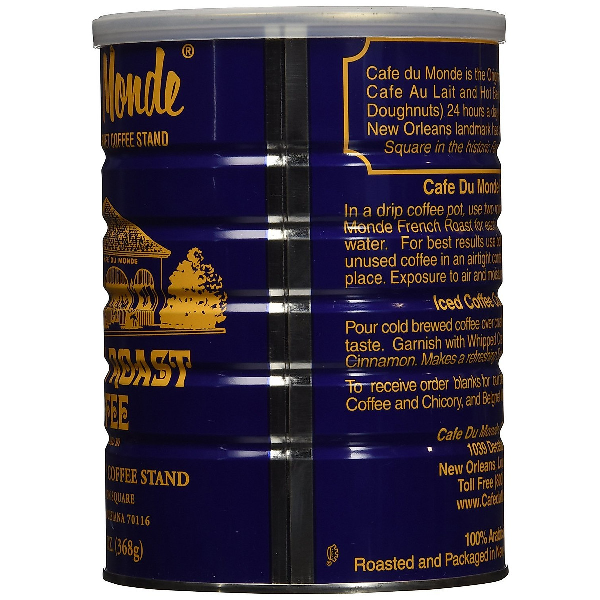 Cafe Du Monde Coffee and Chickory and French Roast Bundle. New Orleans Coffee Bundle Includes One 15 ounce Original Coffee And One 13 Ounce