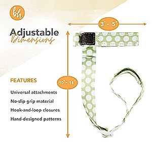 BooginHead SippiGrip Sippy Cup Strap & Baby Bottle Holder 3-Pack, Pink, Green, and Purple