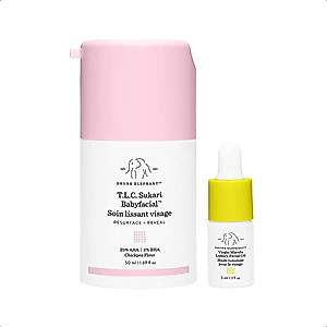 Drunk Elephant T.L.C. Sukari Babyfacial. AHA/BHA Face Mask for Great Skin Clarity, Texture and Tone for a Youthful Radiance (1.69 Fl Oz)