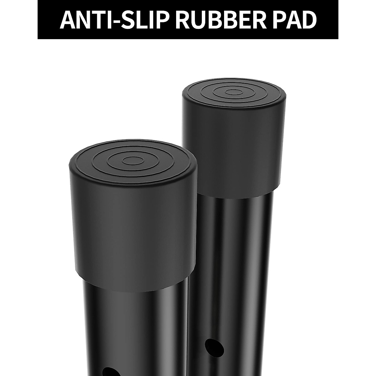 ruiru bro Table Leg Extenders for Folding Tables Straight/Bent Leg,Heavy Duty Folding Table Leg Extensions,2 Levels/Heights Adjustable Risers-Ideal for Improving Your Back Pain(4-Pack)