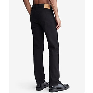 Calvin Klein Men's Straight High Stretch Jeans, Ck Classic Black, 38W x 30L