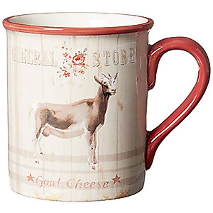 Certified International Farmhouse 16 pc Dinnerware Set, Multicolored, 10.75 Inches, Service for 4