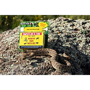 Sawyer Products Venom Extractor & Suction Pump Kit for Snake Bite, & Bee, Wasp, and Mosquito Stings, Yellow, One Size (B4)