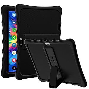 FEONAL Adjustable Stand Case for 10/10.1 inch Tablet, Protective Silicone Compatible with Dragon Touch, Vankyo, Lectrus, Hoozo, QunyiCO, FLYINGTECH, Winsing, WECOOL